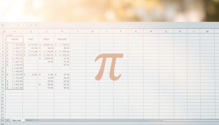 Pi in Excel nutzen – Tipps und Tricks